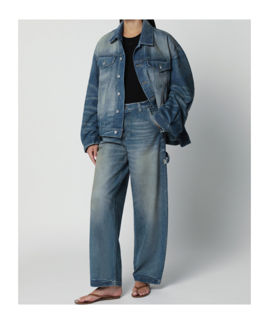 HAIKURE Haikure Janet Faded Denim Trucker Jacket